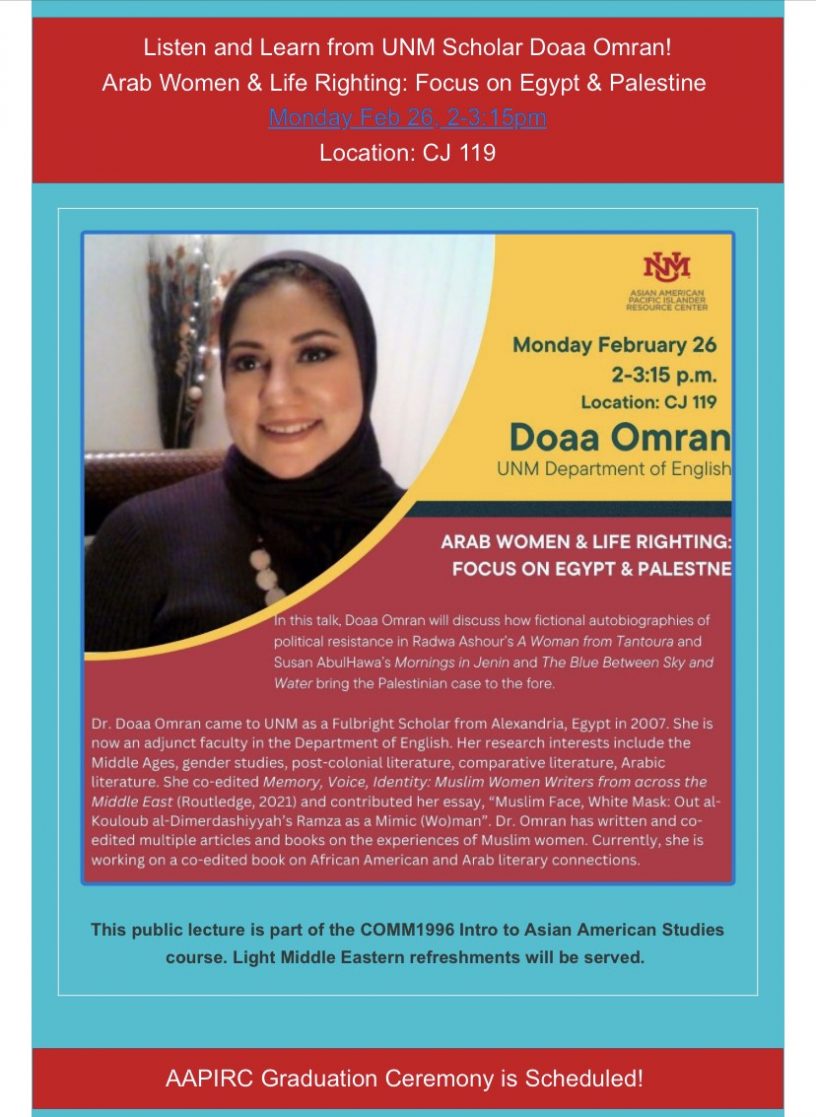 Instructor to Give Talk on 2/26 – English News & Notes
